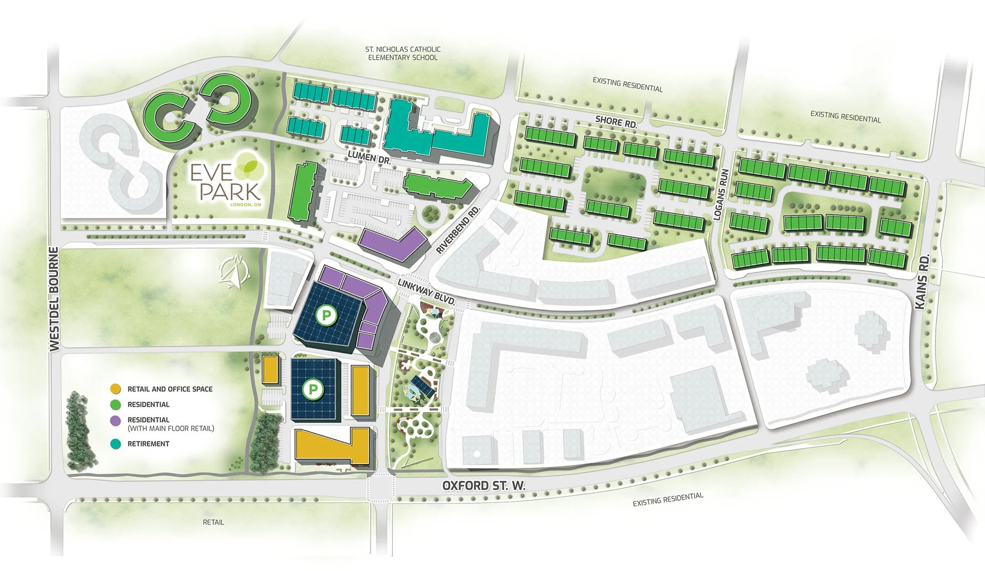 EVE Park | Homes Located in Riverbend at West Five in London, Ontario